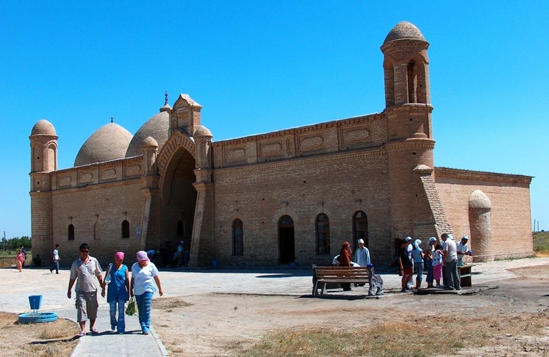 Visit to mausoleum of Arystanbab