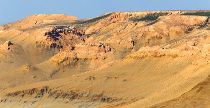 Sights of the Northern cliff of the Ustyurt plateau