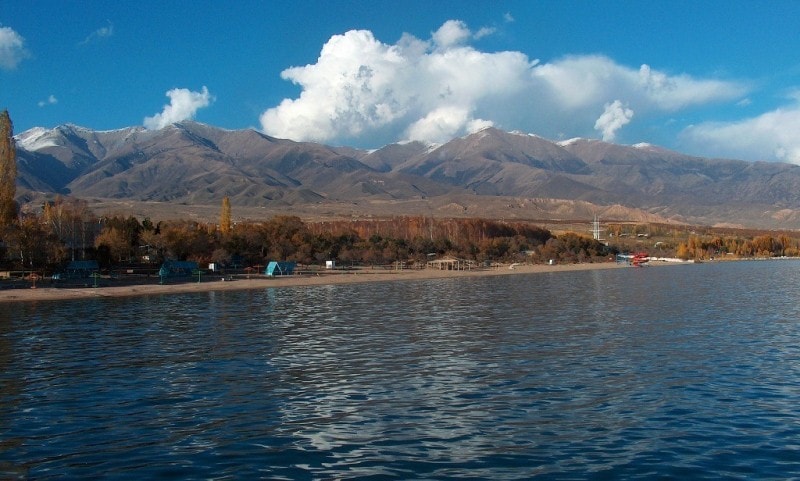 Trip on lake Issyk-Kul