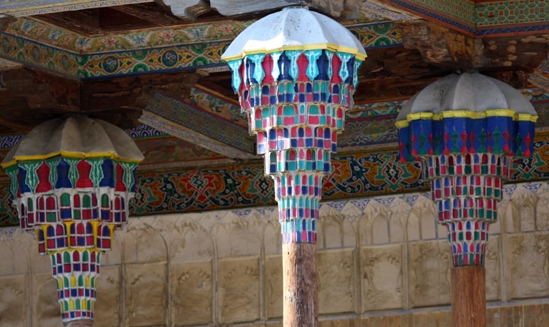 Excursion tours over city of the Silk way.