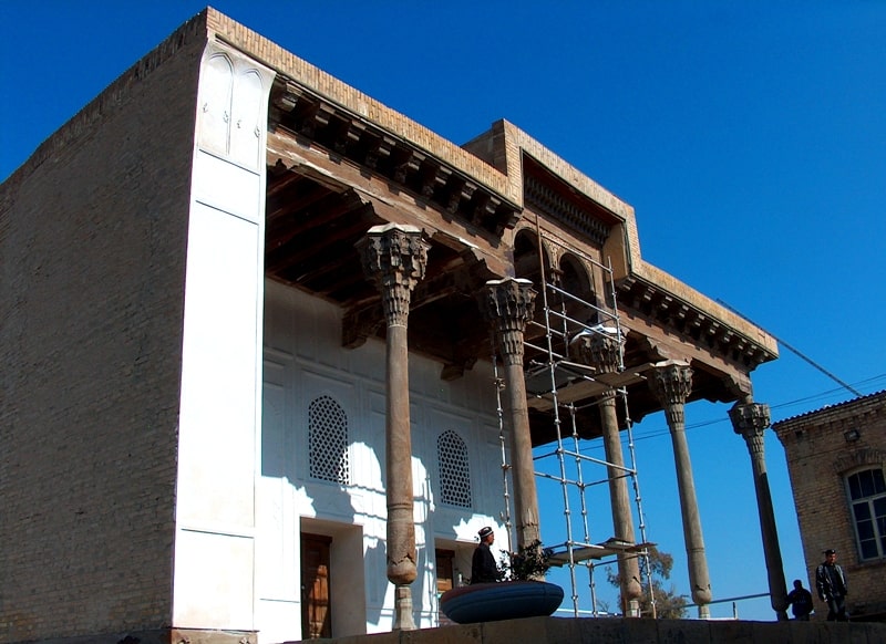 Excursion tours over city of the Silk way.